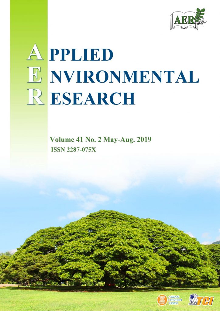 Applied Environmental Research – E-journals