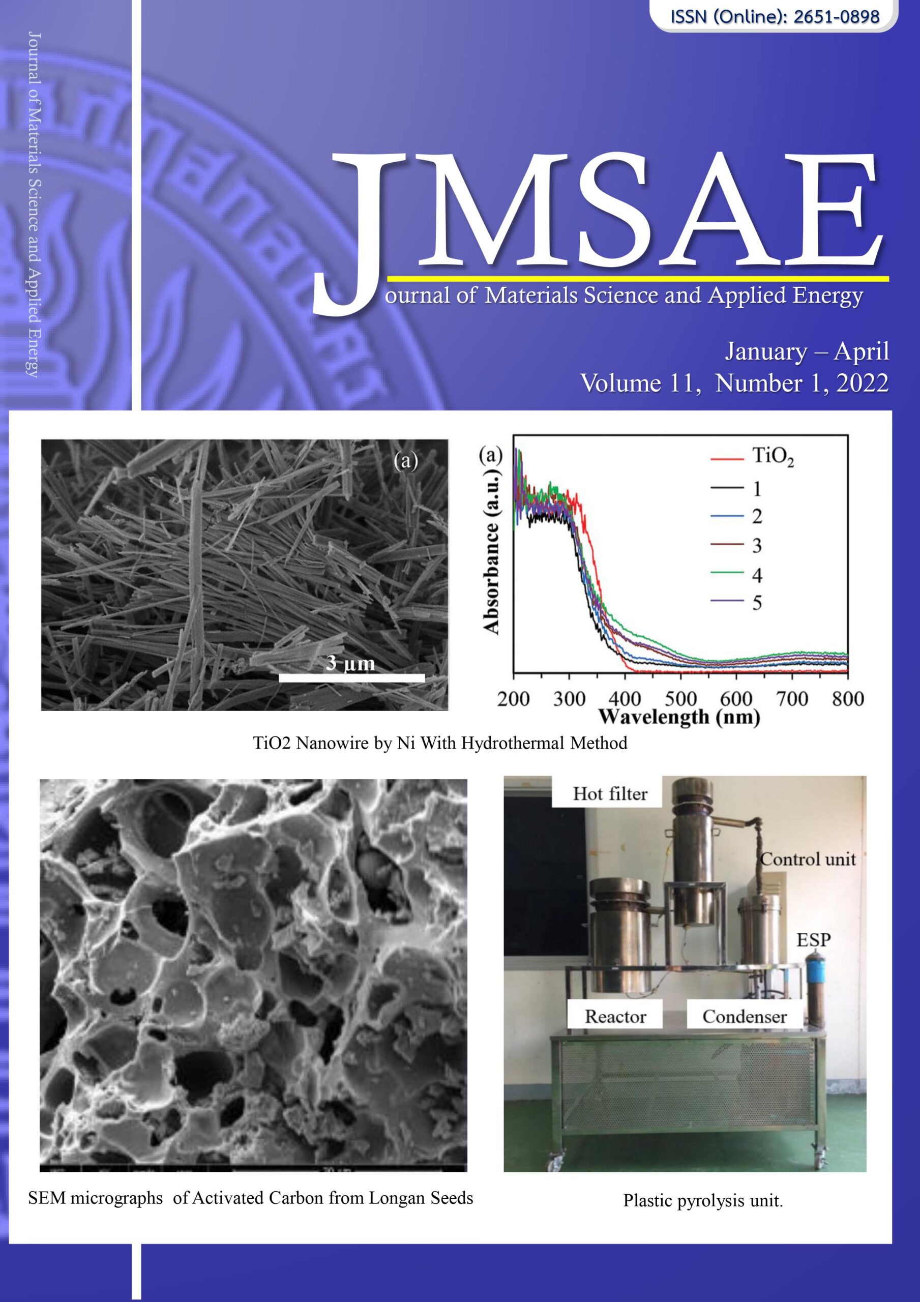 Journal of materials science and applied energy Vol. 11 No. 1 (January ...